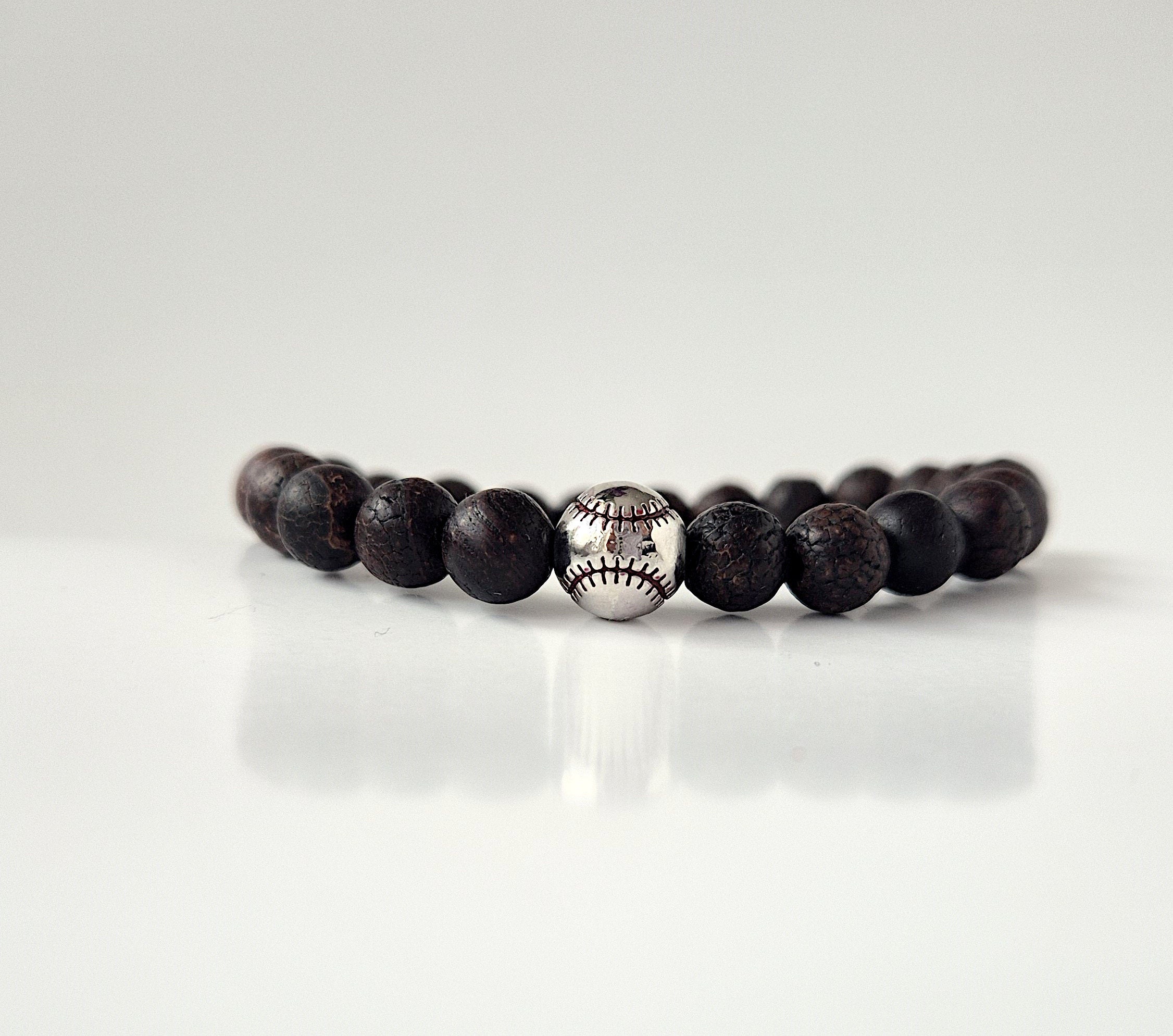 BASEBALL Mens Bracelet Unisex,sport Tibethian Agathe - Etsy