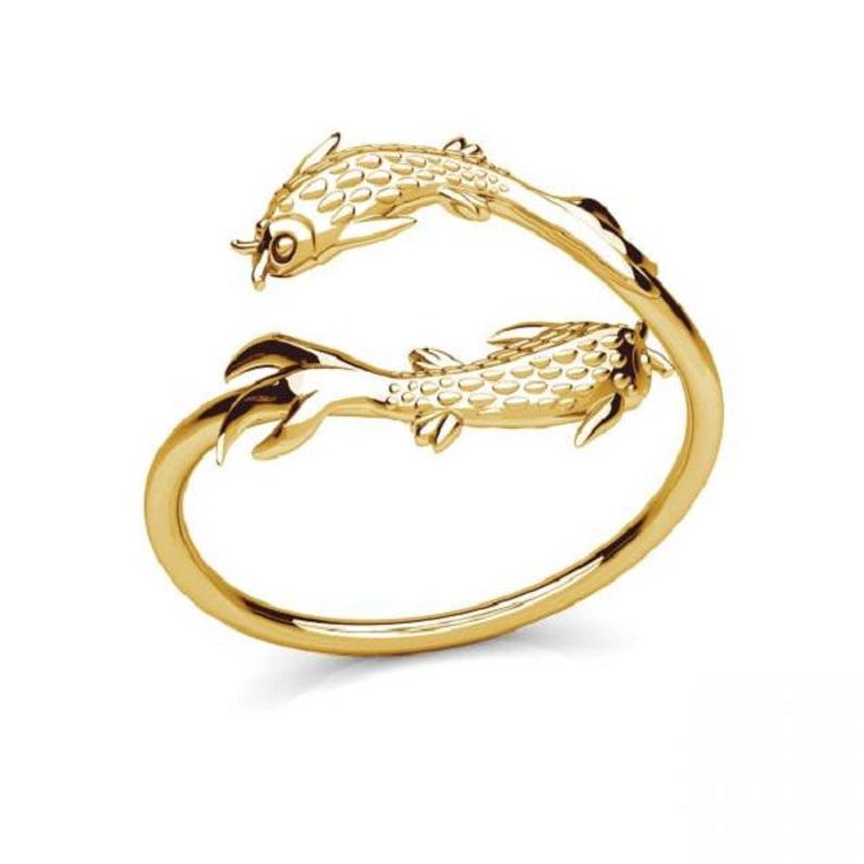 Adjustable Ring FISH - Etsy