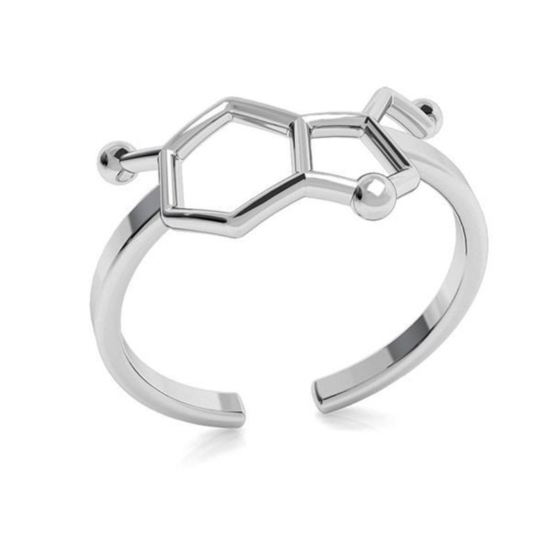 Adjustable Ring SEROTONIN Silver Gold Rose Gold - Etsy