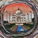 Taj Mahal Embroidery Pattern | Landscape Embroidery Taj Mahal India ...