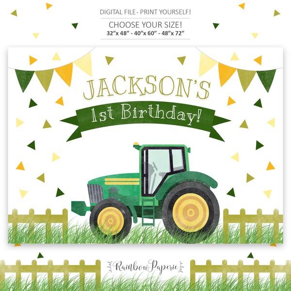 Tractor Party - Etsy