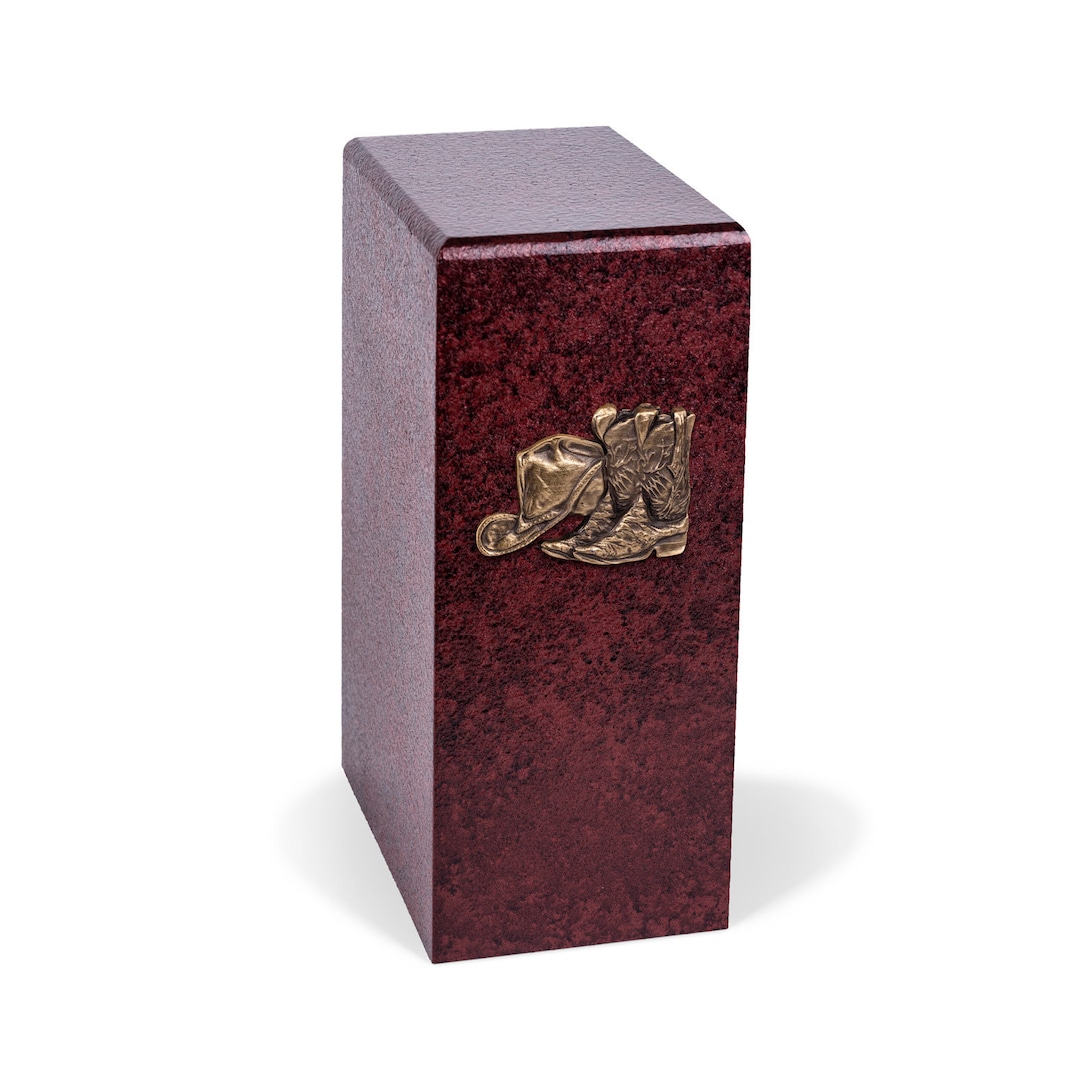 Cremation Urn Cowboy & Cowgirl, Urn for Ashes of Adult, Western ...