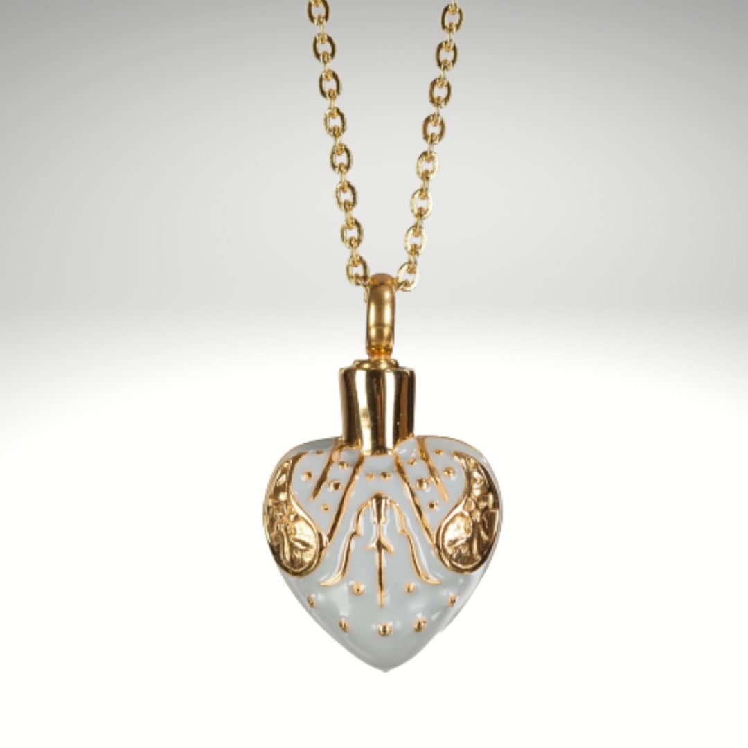 Cremation Urn Gold Necklace Cremation Pendant Urn for Ashes - Etsy