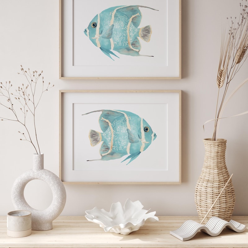Staithes Coastal Wall Art - Etsy