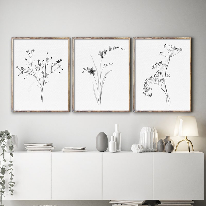 Flower Drawing - Etsy