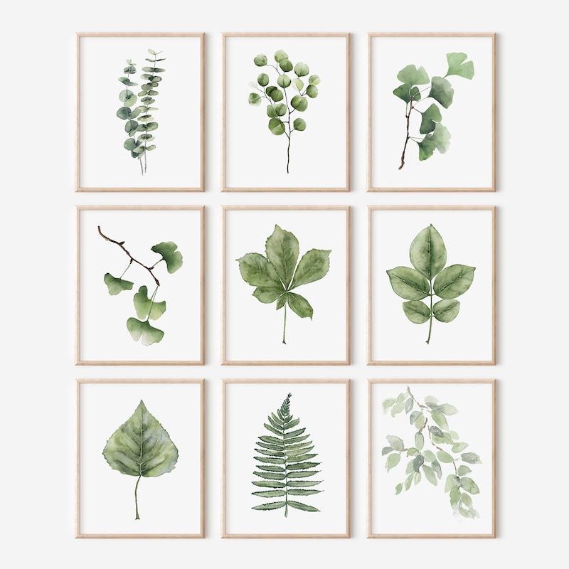 Modern Botanical Art - Etsy