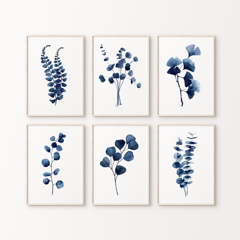 Modern Botanical Art - Etsy