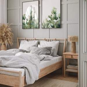 Cactus Watercolor Painting, Set of 2 Prints, Desert Plants, Botanical ...