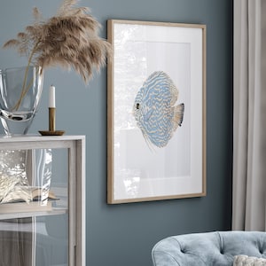 Watercolor Coastal Wall Decor, Light Blue Nautical Art, Set of 3 Prints ...