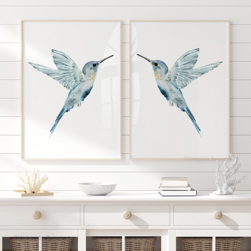 Hummingbird Wall Decor - Etsy