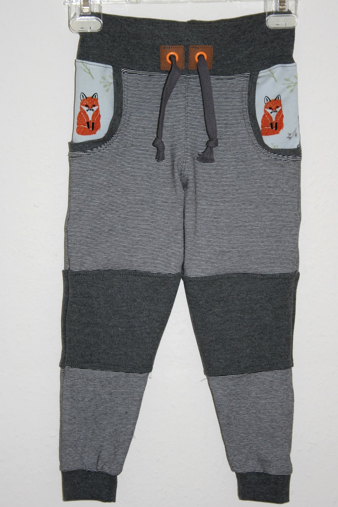 Cosy Jogging Pants With Adjustable Cuffs and Side Pockets, Grey/white ...