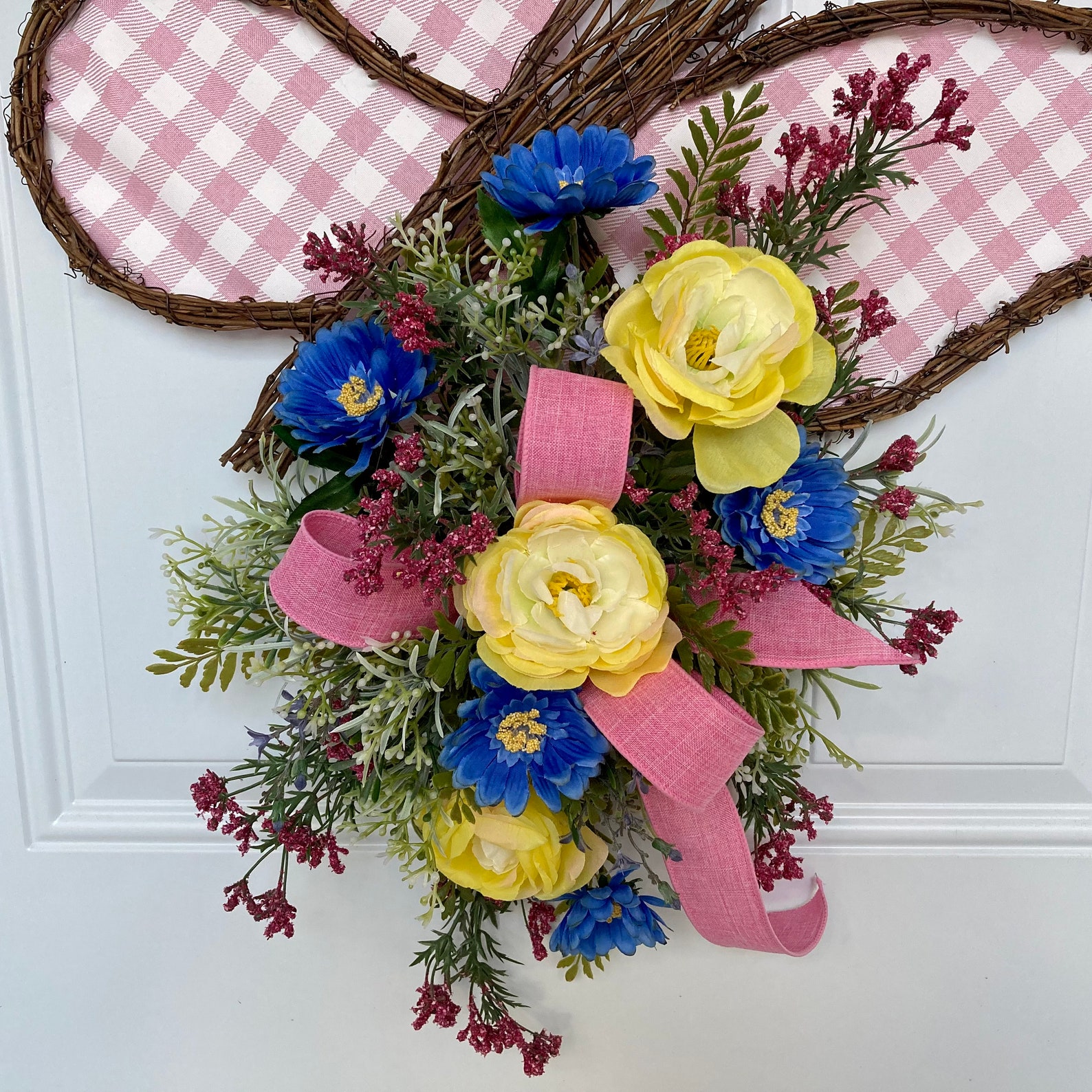 Butterfly Wreath Spring Wreath Spring Door Hanger Butterfly - Etsy