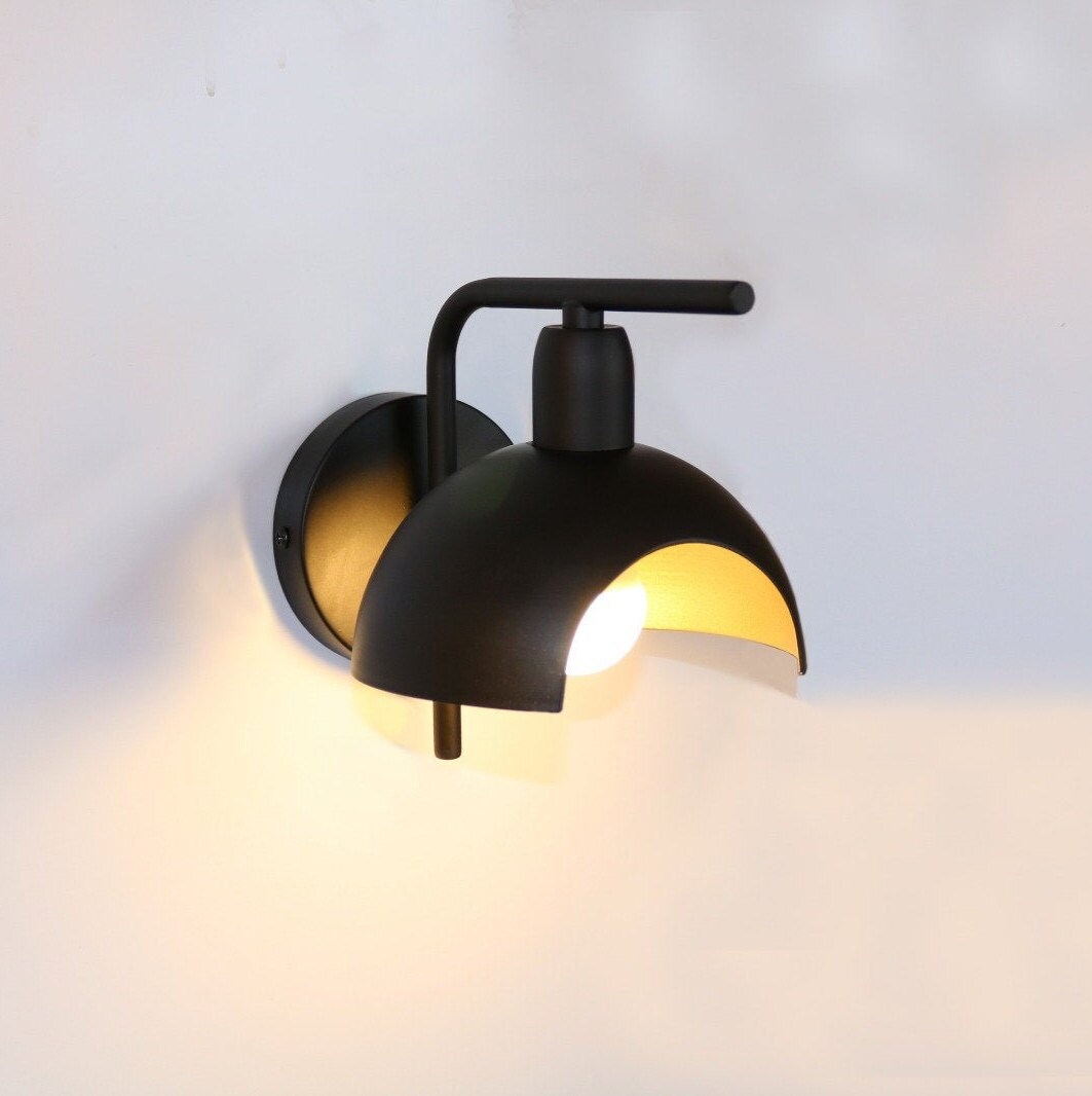 Wall Lighting Matt Black Aluminum Wall Lamp Vanity Light - Etsy