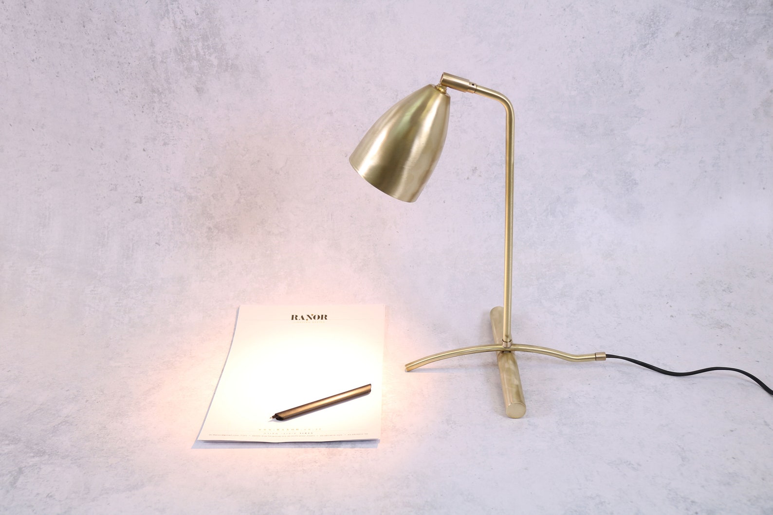 Brass Table Lamp , Brass Table Lights, Brass Desk Lamp - Etsy