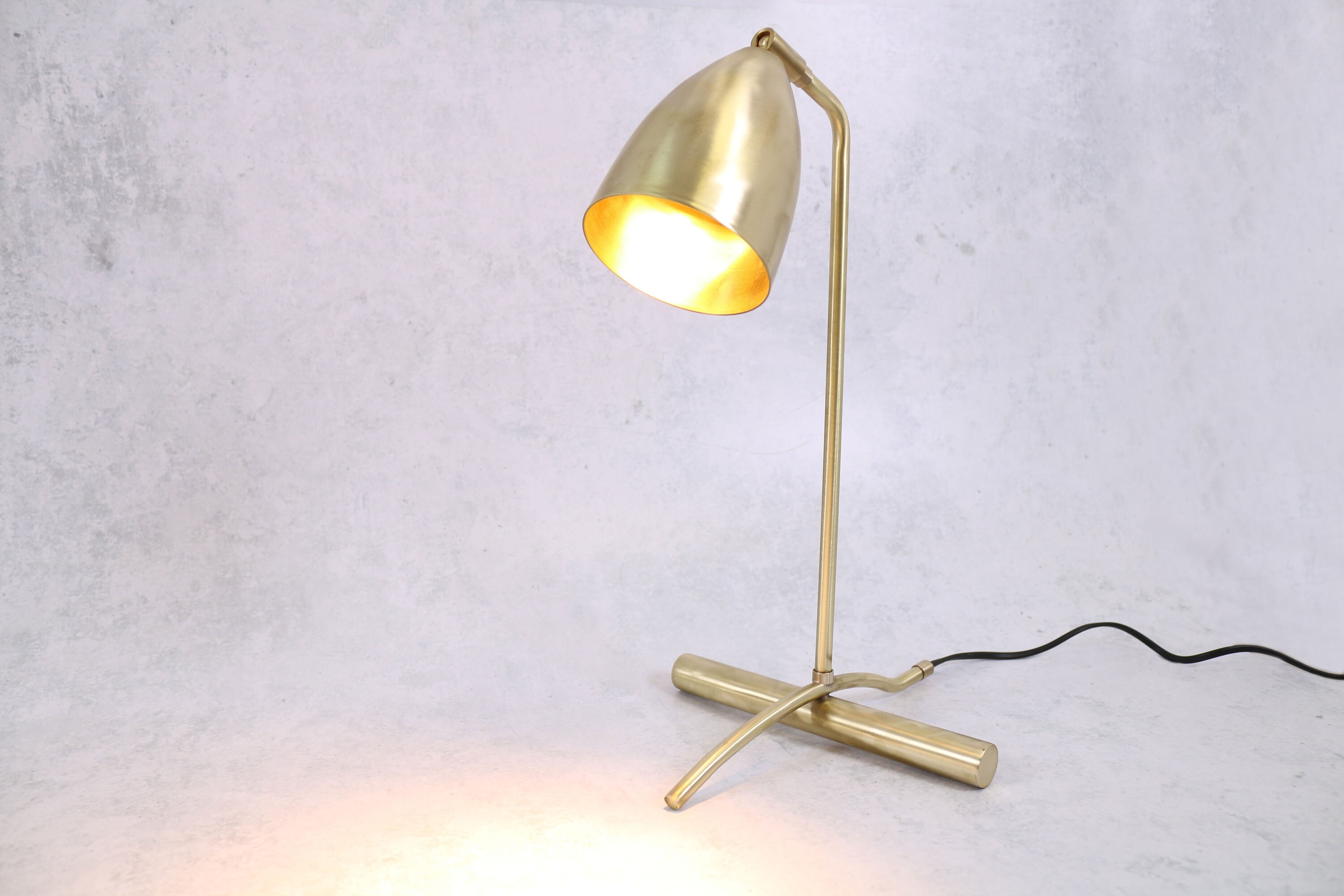 Brass Table Lamp , Brass Table Lights, Brass Desk Lamp - Etsy
