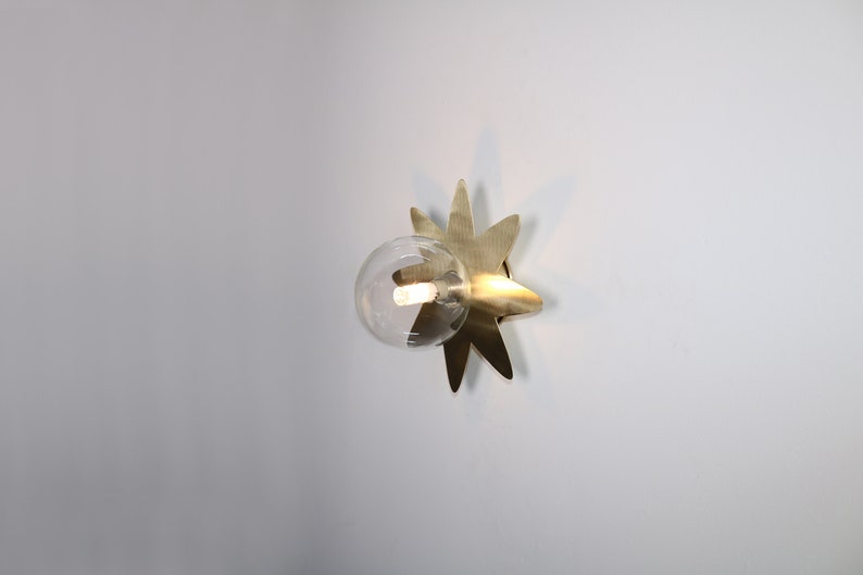 Star Wall Lighting - Sconce Brass Wall Lamp Vanity Light Fixture, Wall ...
