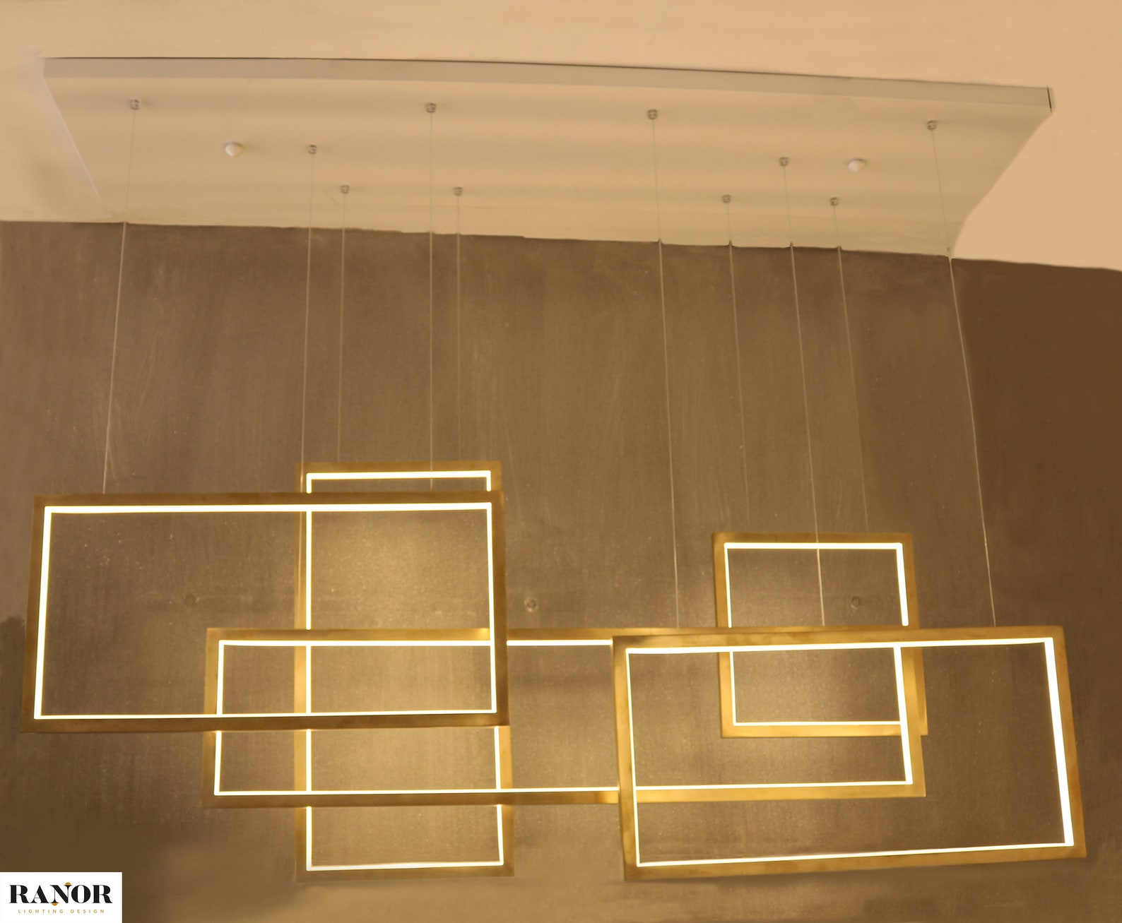 Modern Led Ceiling Chandelier Lighting Brass Ceiling Led Lamp - Etsy