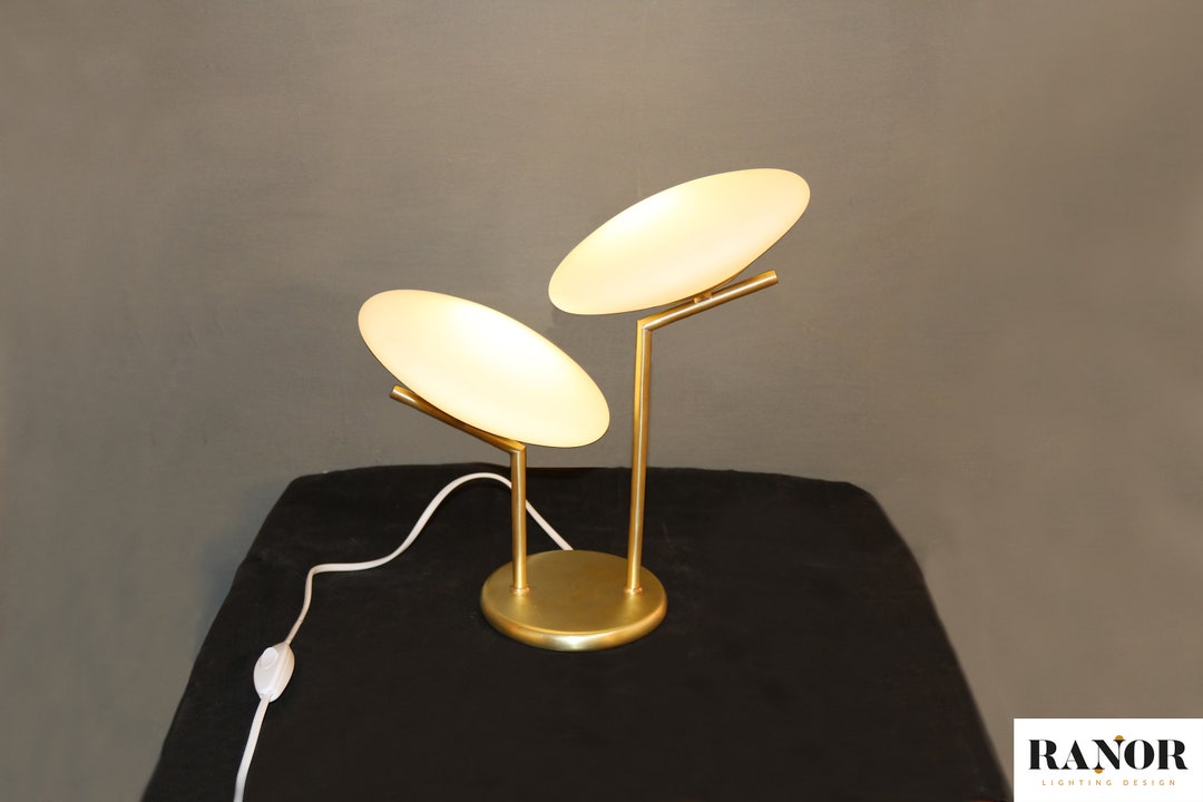 Table Pendent Lighting - Brass Gold Table Lamp Modern Vanity Light ...