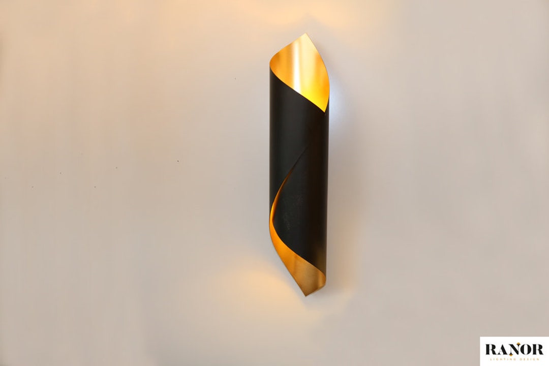 Roll Gold Wall Lighting Aluminum Wall Lamp Vanity Light Fixture, Wall ...