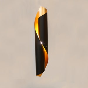 Black Roll Wall Lighting Aluminum Wall Lamp Vanity Light Fixture, Wall ...