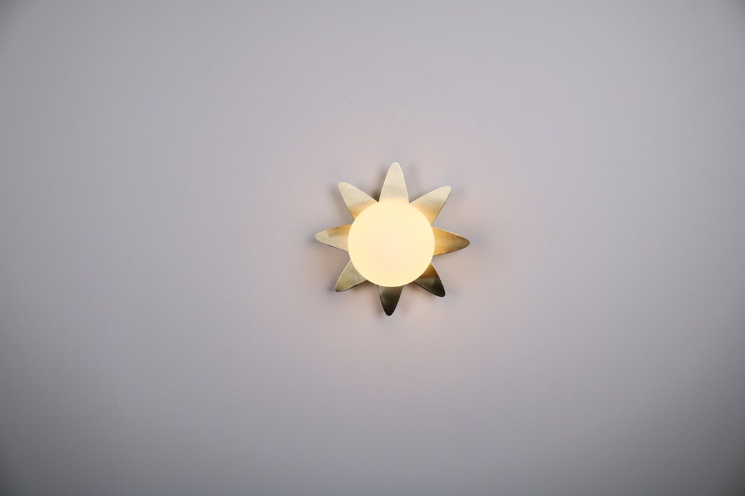 Star Wall Lighting - Sconce Brass Wall Lamp Vanity Light Fixture, Wall ...