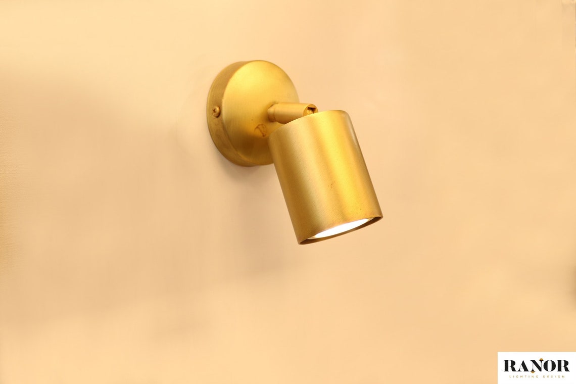 Spot Gold Wall Lighting Polished Brass Wall Light Lamp Vanity Light ...