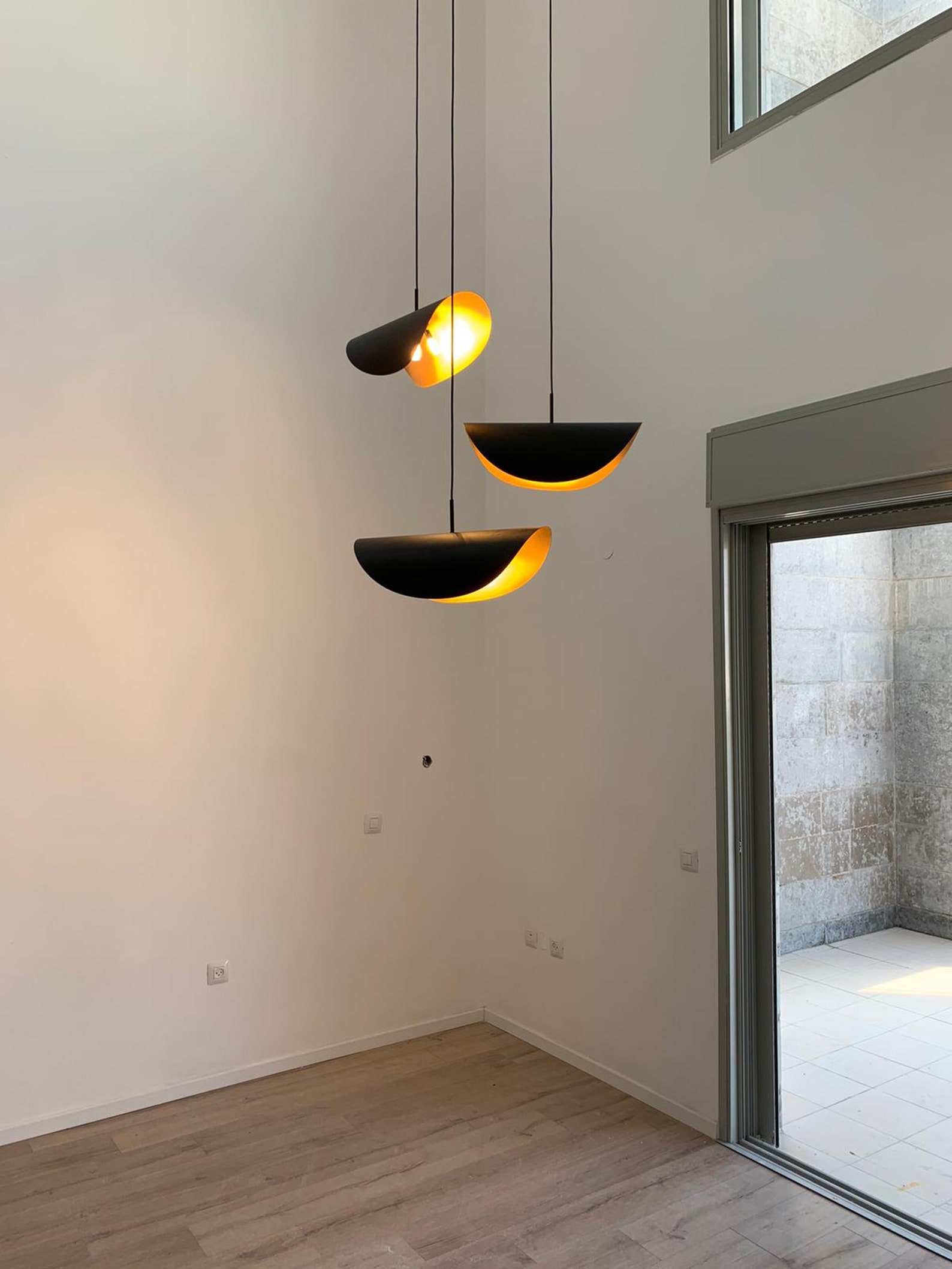 Contemporary Black Chandelier Geometric Pendant Light | Etsy