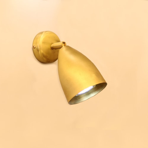 Spot Gold Wall Lighting Polished Brass Wall Light Lamp Vanity - Etsy