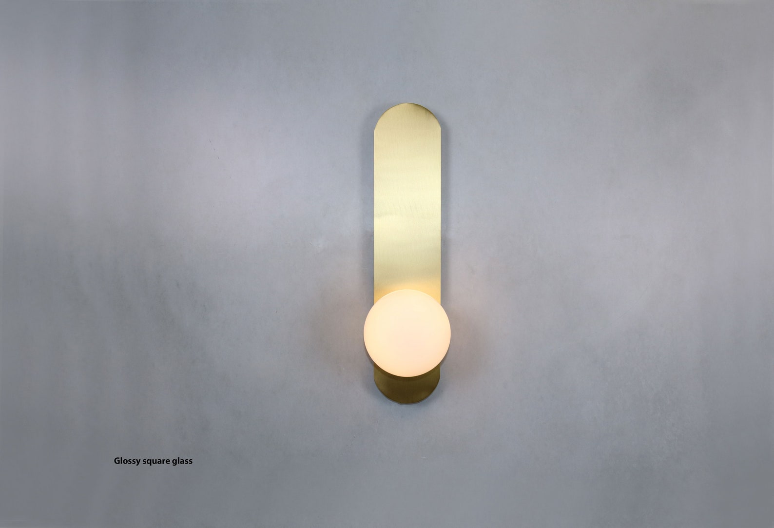 Ellipse Wall Lighting - Brass Gold Globe Wall Lamp Vanity Light Fixture ...