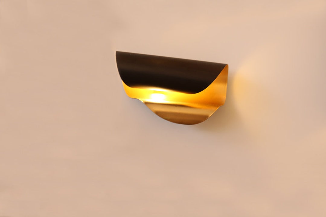 Roll Gold Black Wall Lighting Aluminum Wall Lamp Vanity Light Fixture ...