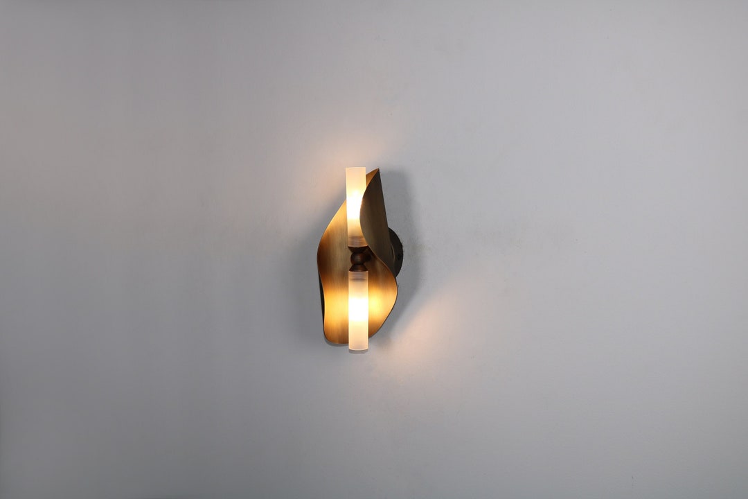 Blackened Brass Wall Lighting - Blackened Brass Wall Lamp Vanity Light ...