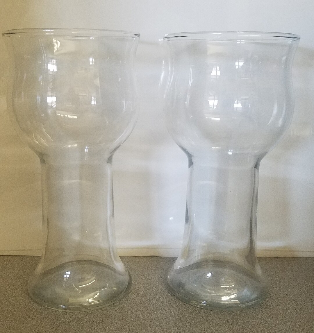 Vintage Floating Candle Glass Candleholders 12 Oz. Set of 2 - Etsy