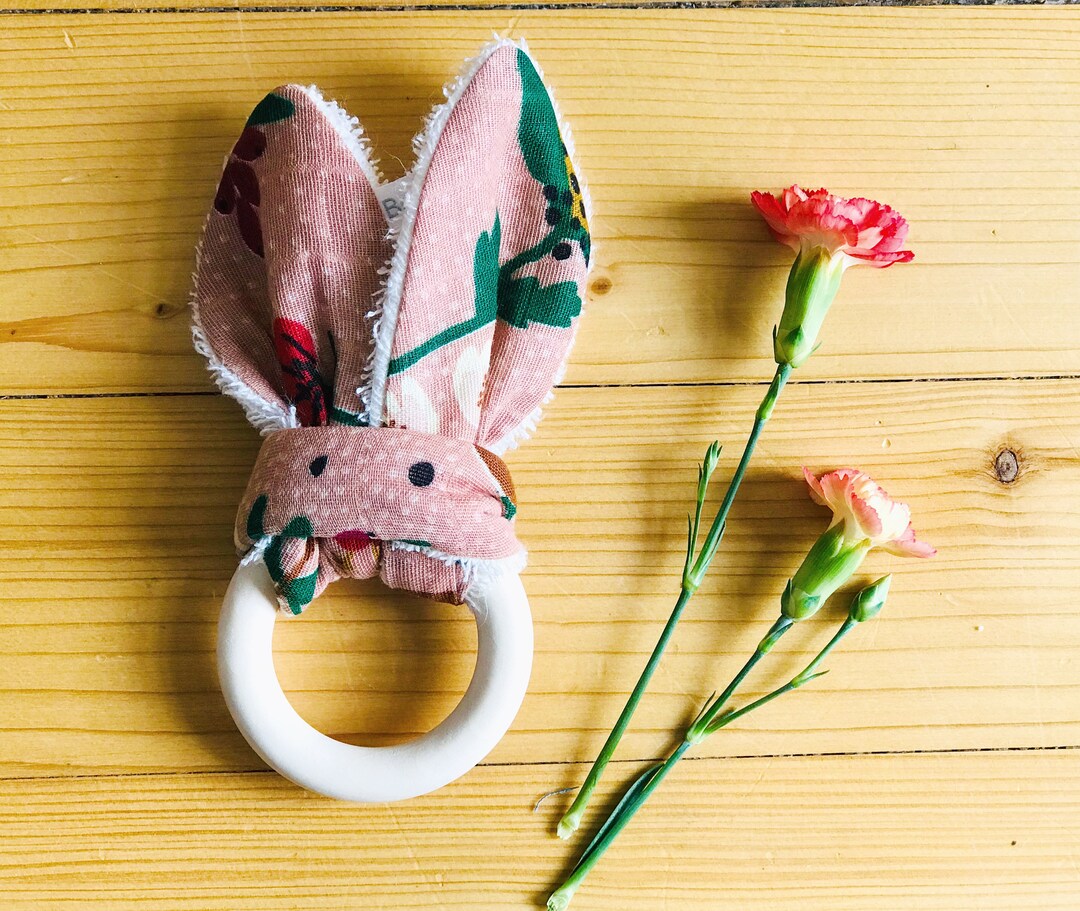 Baby Gripper, Baby Gift, Wooden Toy, Biting Ring, Gripping Ring With ...