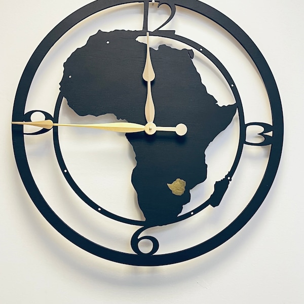 Map Wall Clock - Etsy