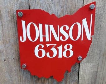 Ohio State Metal Sign - Etsy