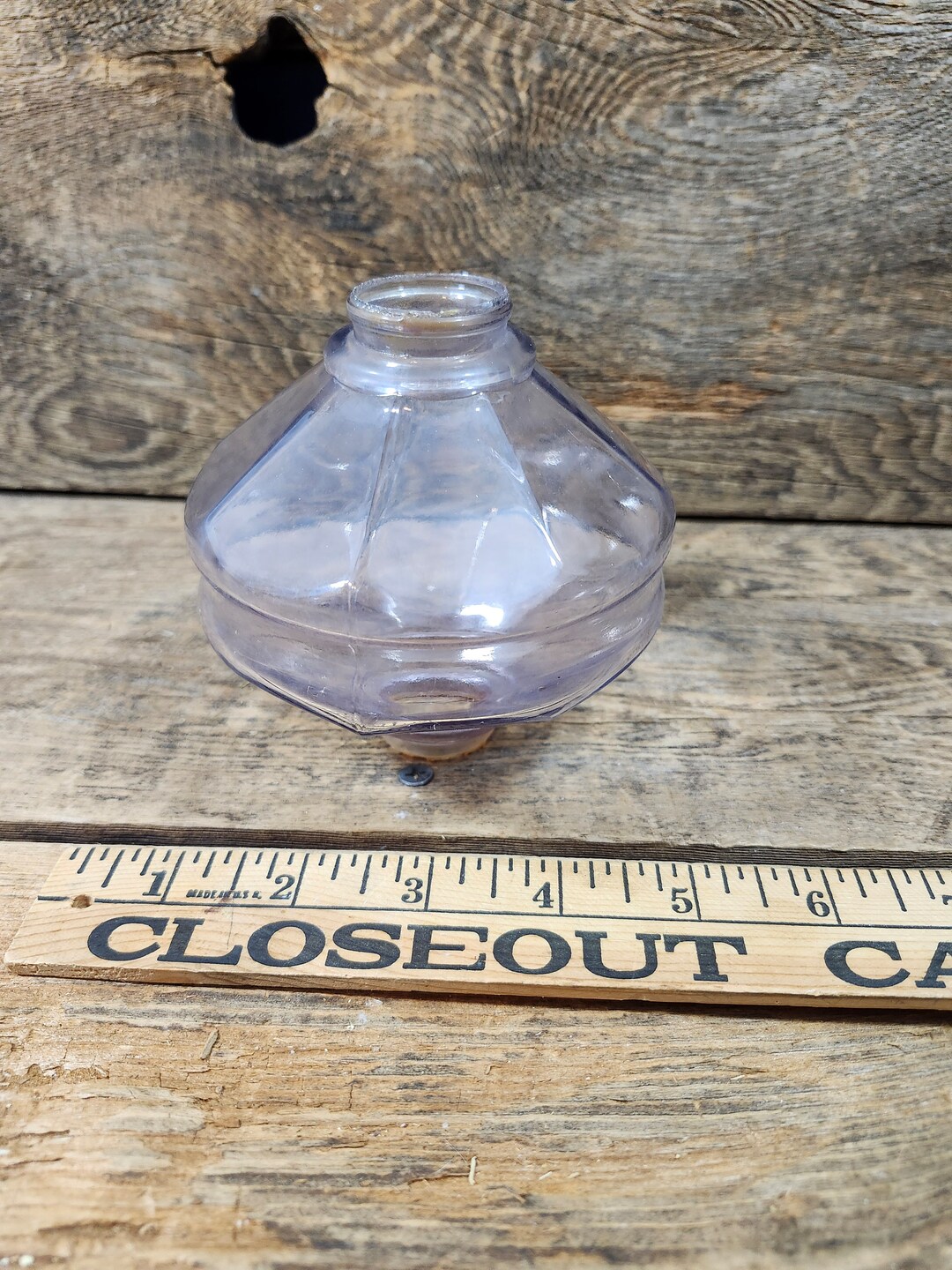 Vintage Sca Purple Electra Cone Glass Lightning Rod Ball Globe - Etsy