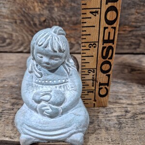 Vintage Isabel Bloom Angel Girl Holding Bunny Signed - Etsy