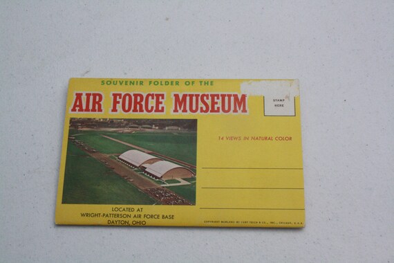 Souvenir Air Force Museum Postcard Fold - Etsy