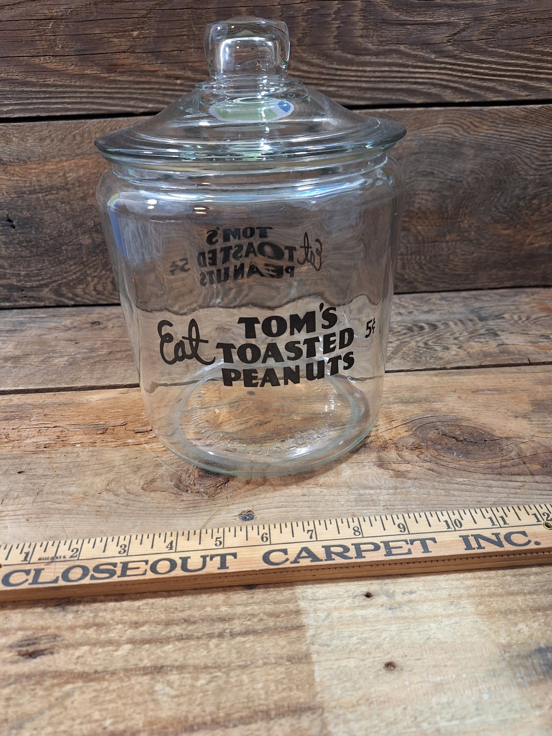 Free Shipping Vintage Black Letters Eat Tom's Toasted - Etsy