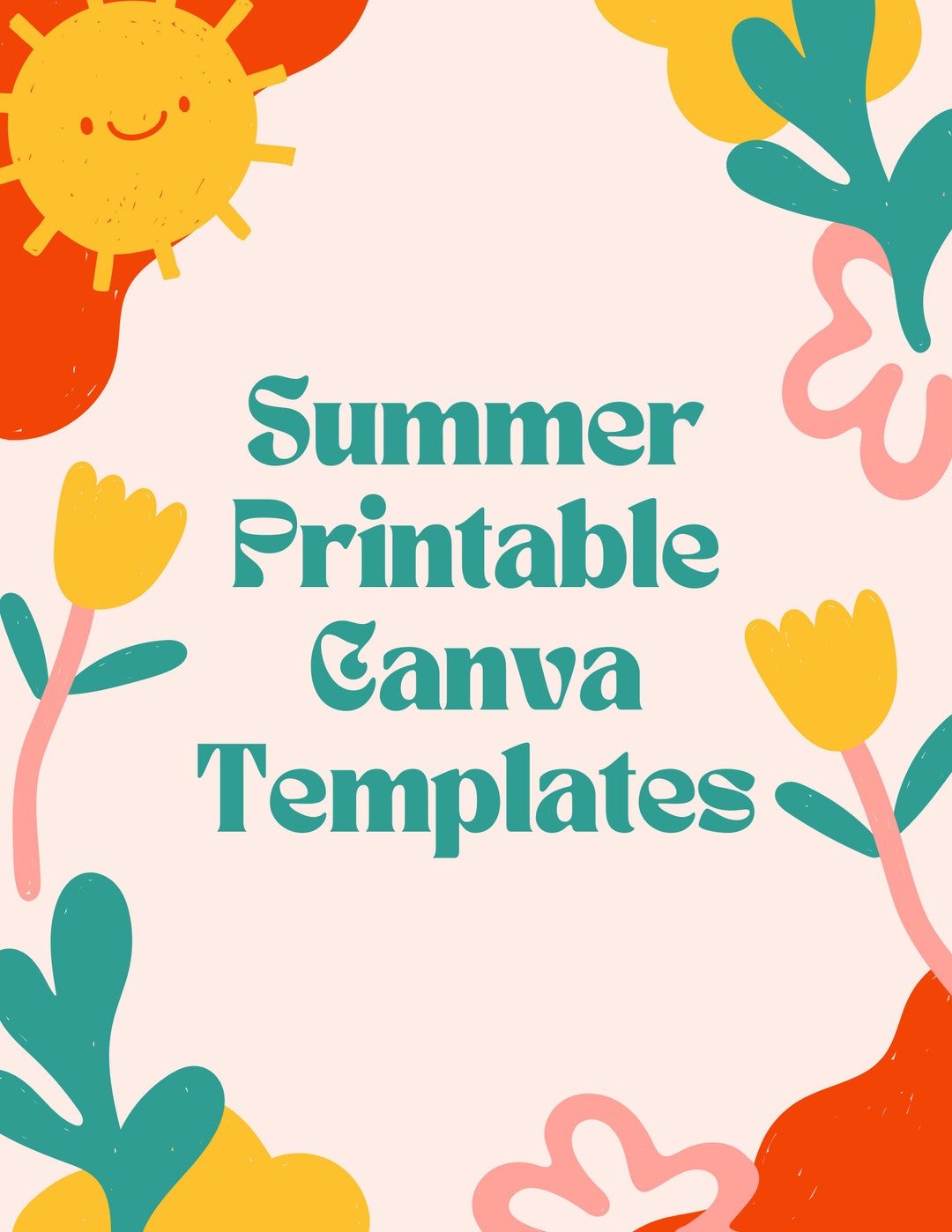Summer Printable Templates - Etsy