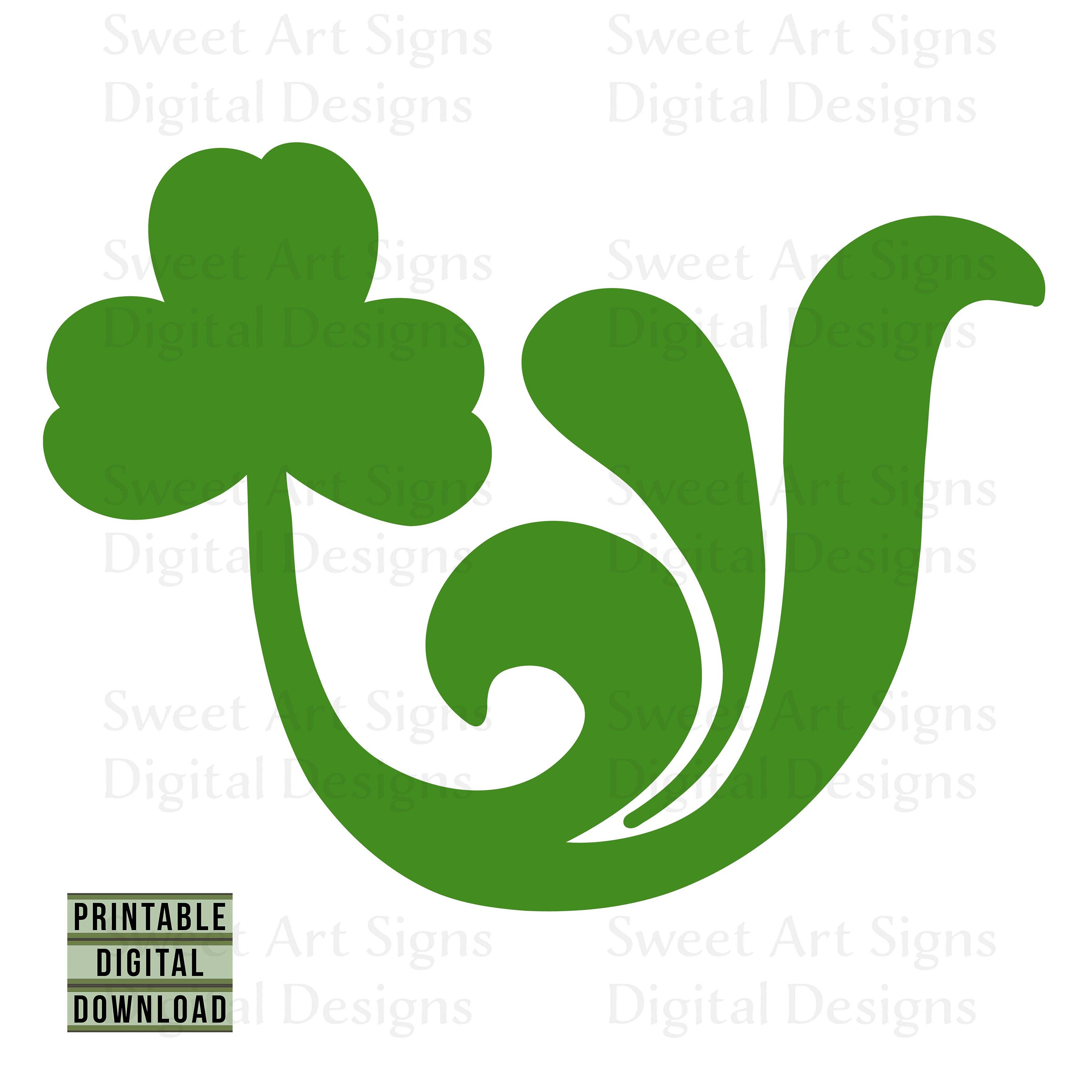 SVG Clover Design, Cricut Cut File, Commercial Use, Clover Clipart ...