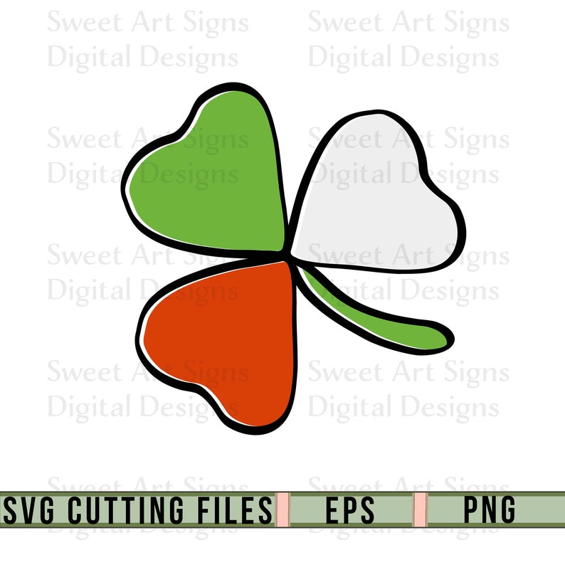 Diseño de trébol SVG, archivo de corte Cricut, uso comercial, imágenes ...