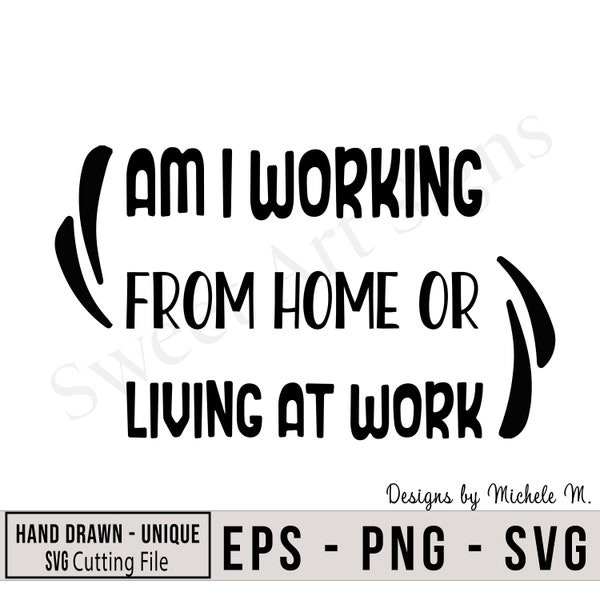 Work From Home Svg - Etsy