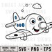Airplane SVG Cutting Files, Sublimation Design, Silhouette, Crafts DIY ...