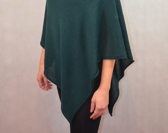 Green Poncho - Etsy