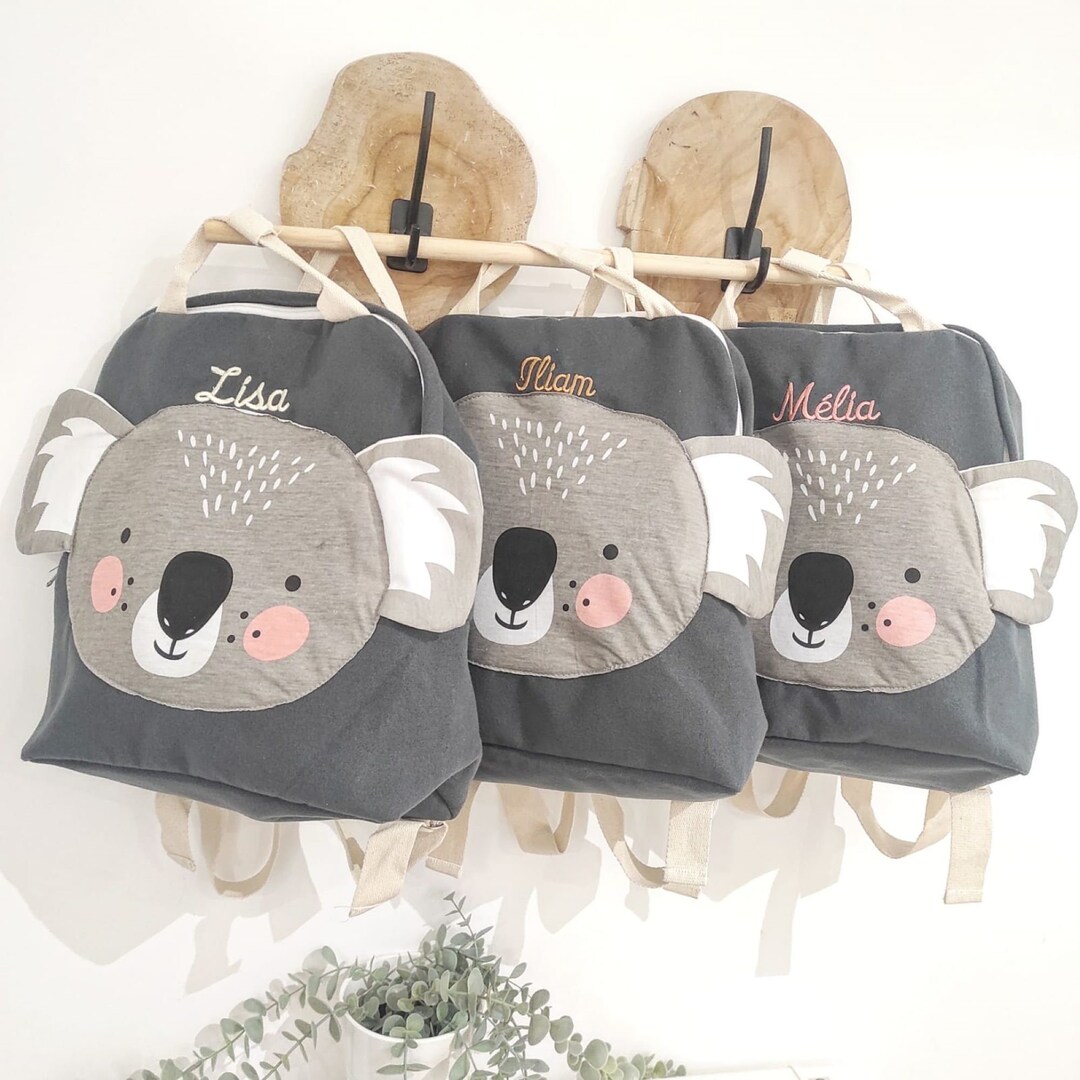 Personalized Koko Pastel Backpack / Koala Bag / School Bag - Etsy