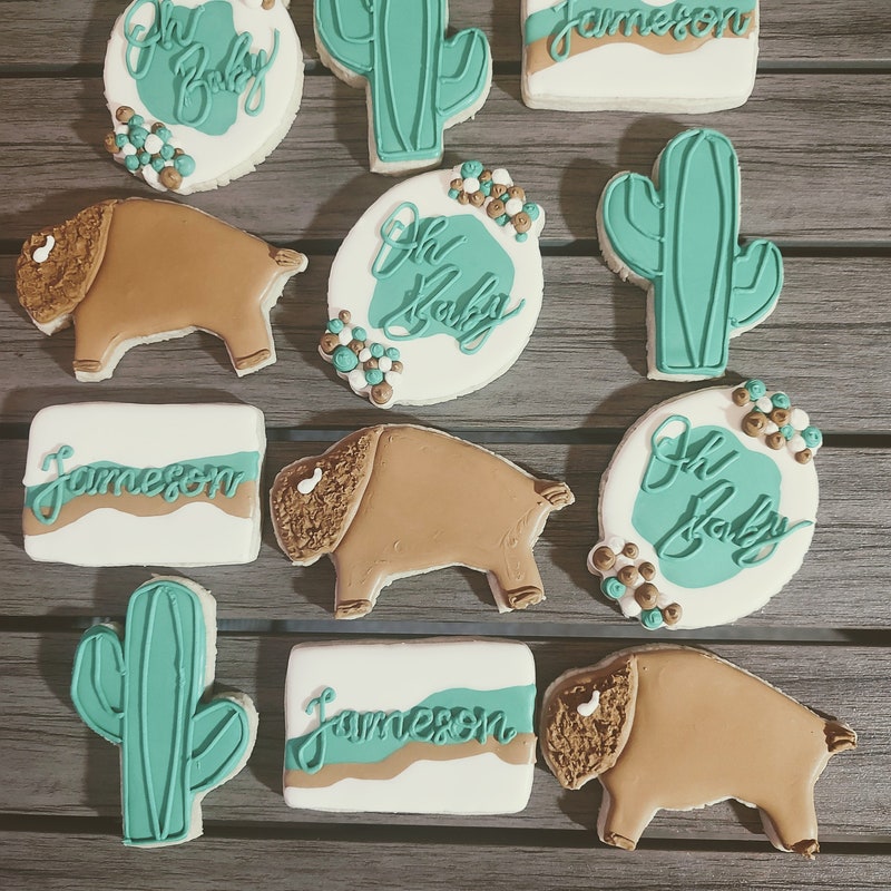 Western Theme Cookies - Etsy