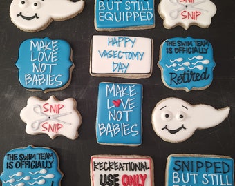 Vasectomy Cookies - Etsy