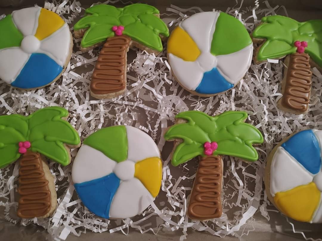 Pool Party Cookies - Etsy