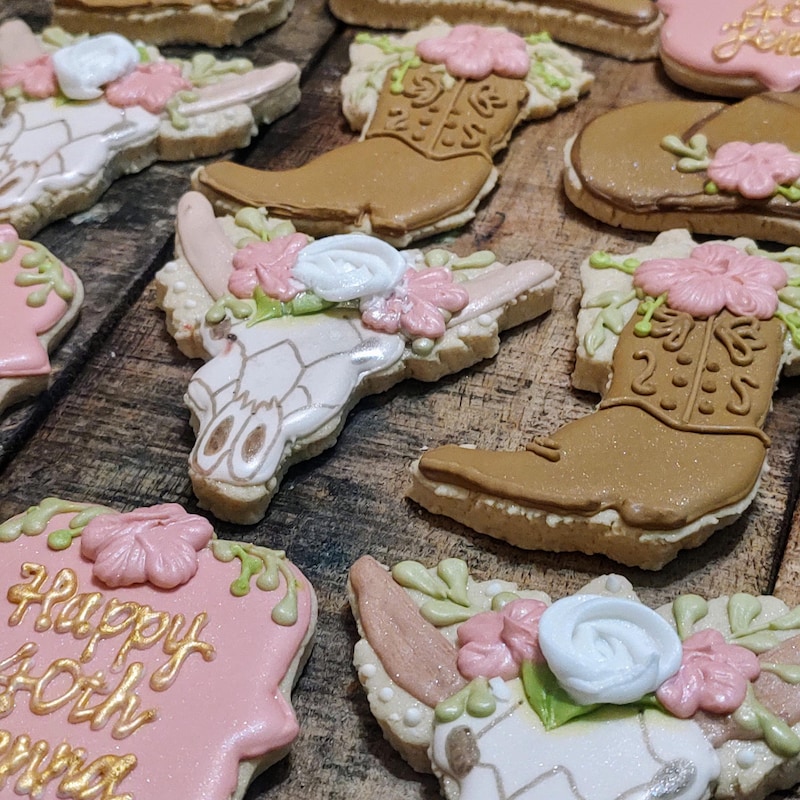 Western Theme Cookies - Etsy